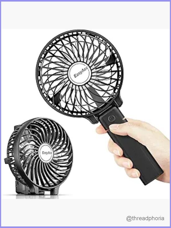Other | Handheld Fan Portable Rechargeable Ultra Quiet Foldable 3 ...